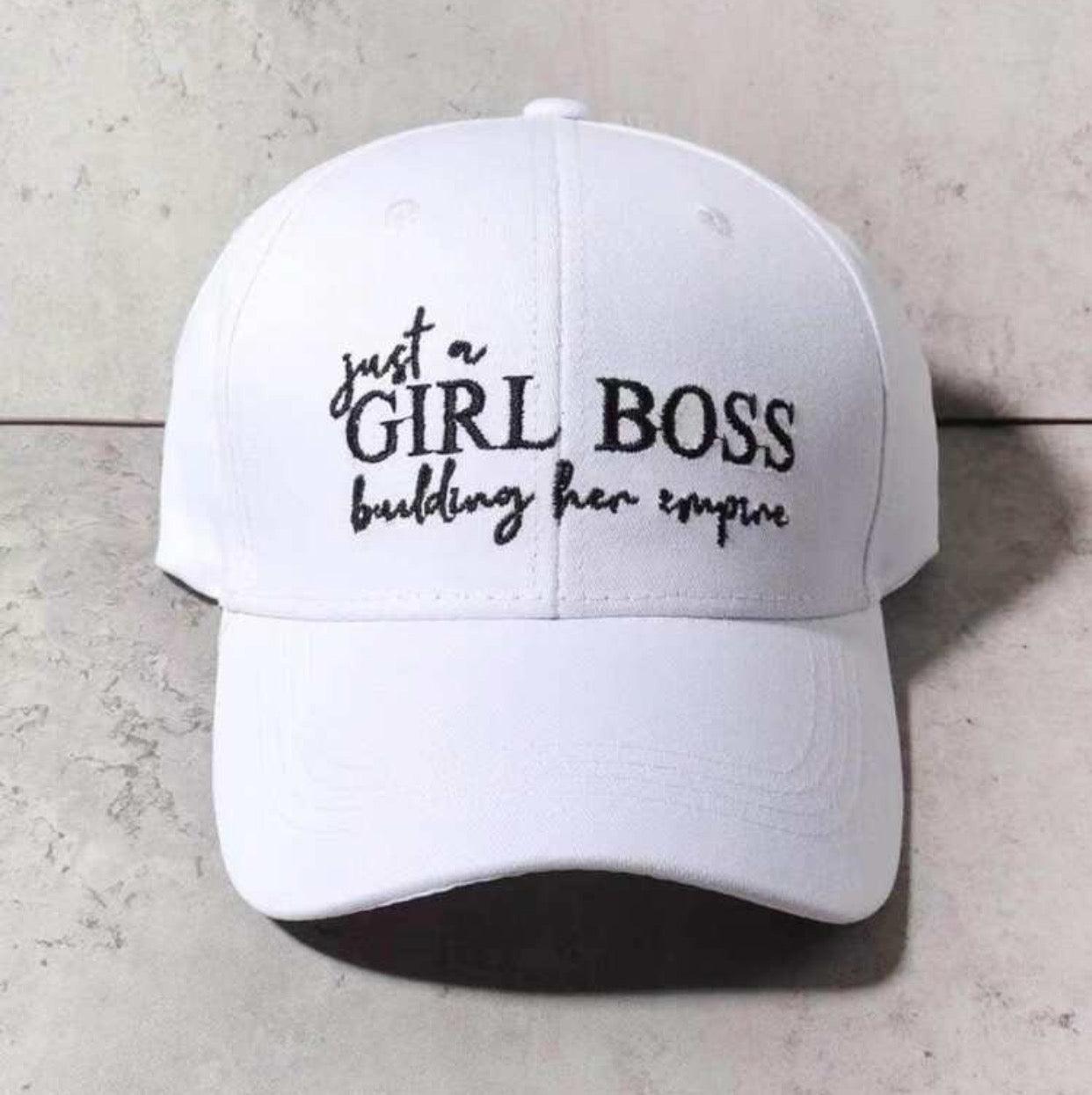 White “Girl Boss” Hat – Reinventing Glamour